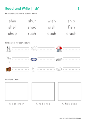 Phonics - SH Sound Resources | Teaching Resources