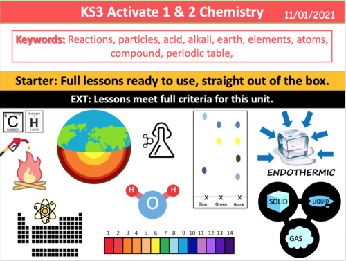 KS3 Activate 1 & 2 (Bio, Chem & Physics) | Teaching Resources