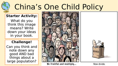 China's One Child Policy | Teaching Resources