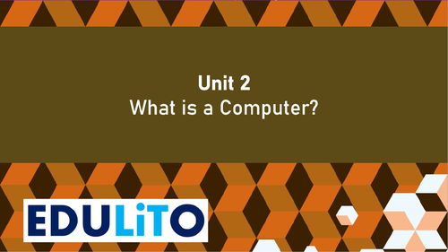 KS3 Unit - Computer Hardware - What is a Computer? | Teaching Resources