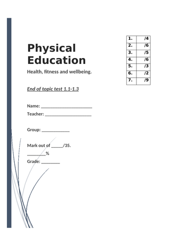 GCSE PE - Assessment / Progress Tracker | Teaching Resources