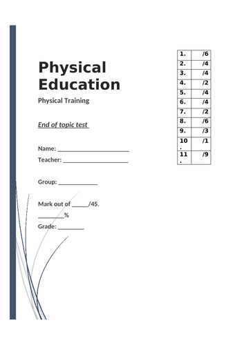 GCSE PE - Assessment / Progress Tracker | Teaching Resources