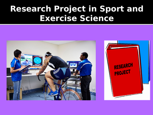 BTEC Level 3 Sport & Exercise Science: Unit 9 – Research Project in ...