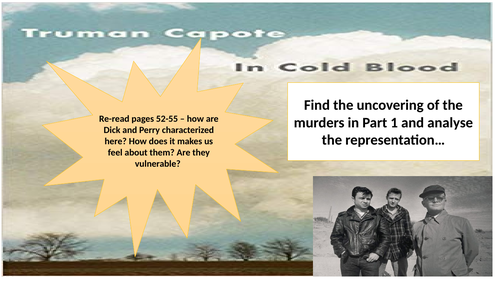 IB Literature - In Cold Blood, Capote | Teaching Resources