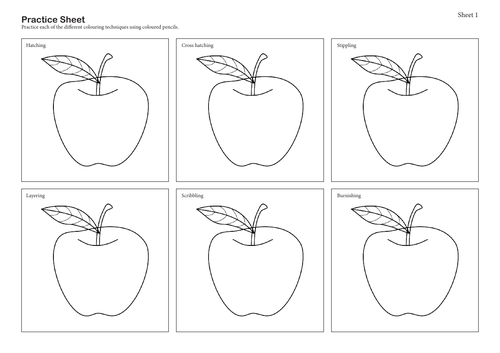 Colouring Techniques | Teaching Resources