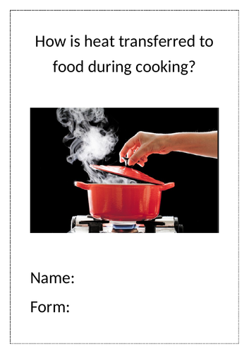 How heat is transferred to food during cooking processes | Teaching ...