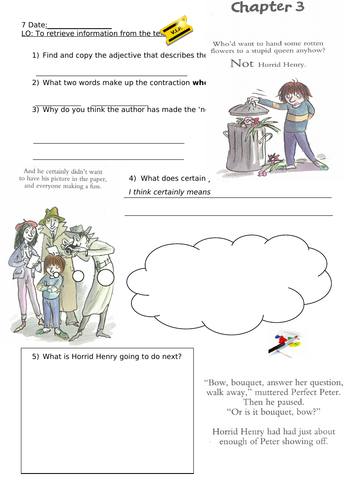 Horrid Henry Guided Reading Planning and Resources | Teaching Resources