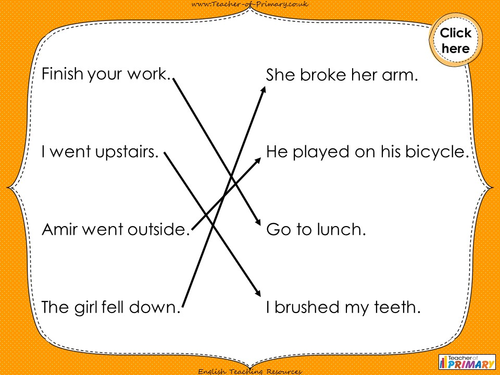 Using 'and' - Year 1 | Teaching Resources