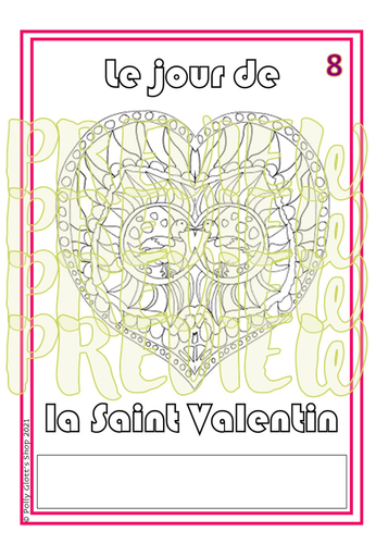 French Valentine's Day Year 8 La Saint Valentin | Teaching Resources