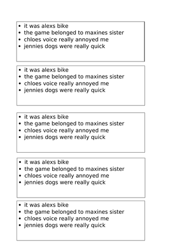 Ghost Writing | Teaching Resources