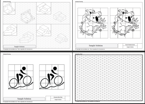 Technical Drawing and Graphics - Set 3 "Freehand Drawing" | Teaching ...