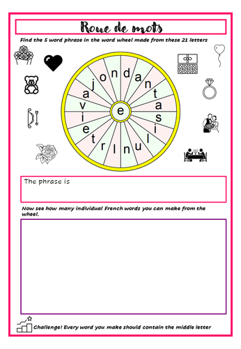 French Valentine's Day Year 10 La Saint Valentin | Teaching Resources