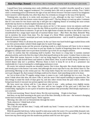 The 'HOW' question: ALAN PARTRIDGE (Reading revision GCSE English Lang ...