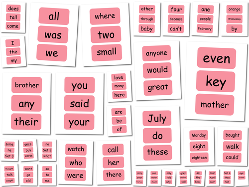 RWI Read Write Inc Red Word Flashcards: Sets 1 to 4 - Phonics & Reading ...