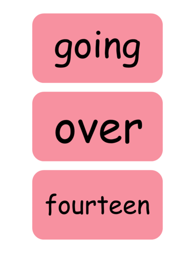 RWI Read Write Inc Red Word Flashcards: Sets 1 to 4 - Phonics & Reading ...