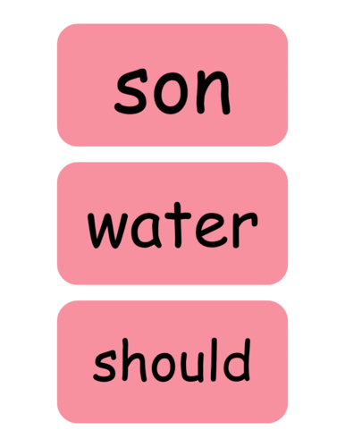 RWI Read Write Inc Red Word Flashcards: Sets 1 to 4 - Phonics & Reading ...