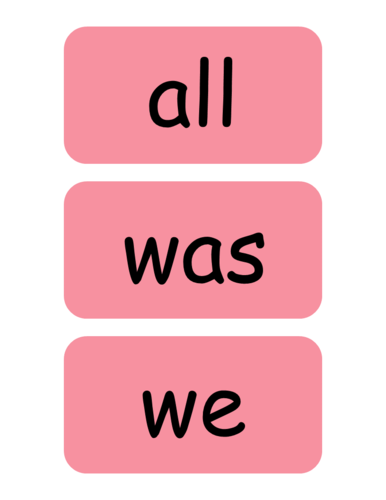 RWI Read Write Inc Red Word Flashcards: Sets 1 to 4 - Phonics & Reading ...