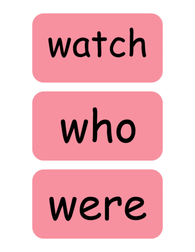 RWI Read Write Inc Red Word Flashcards: Sets 1 to 4 - Phonics & Reading ...