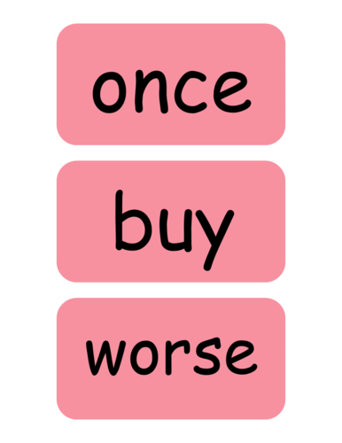 RWI Read Write Inc Red Word Flashcards: Sets 1 to 4 - Phonics & Reading ...