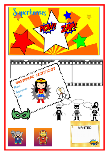 Superheroes KS1 Project Pack | Teaching Resources