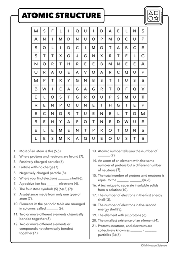 1.13 Atomic structure & periodic table revision, AQA Chemistry ... 1.13 Atomic structure & periodic table revision, AQA Chemistry ...