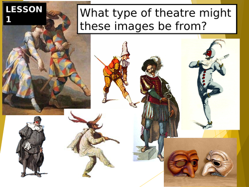 KS3 DRAMA COMMEDIA DELL'ARTE SOL | Teaching Resources