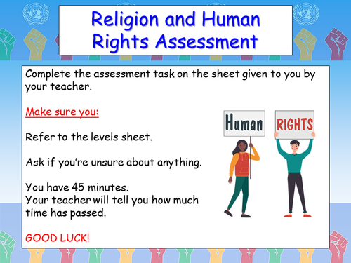 Religion and Human Rights Assessment | Teaching Resources
