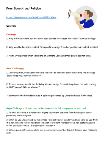 Human Rights RE UNIT | Teaching Resources