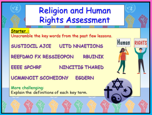 Human Rights RE UNIT | Teaching Resources