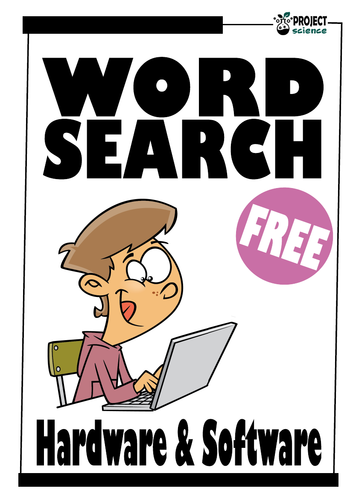 Hardware and Software Word Search | Teaching Resources