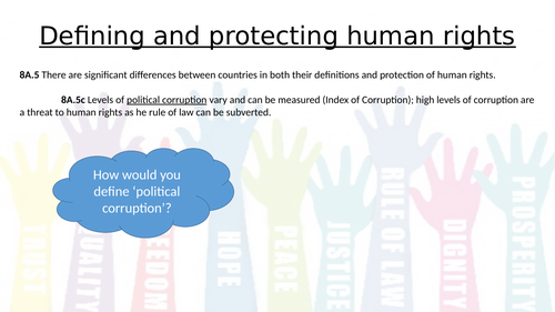 Health Human Rights and Intervention Edexcel A Level Geog - EQ2 ...