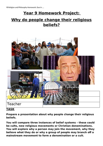 Complete Year 9 RE Schemes of Work | Teaching Resources