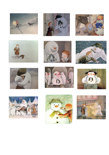 The Snowman Literacy Work | Teaching Resources