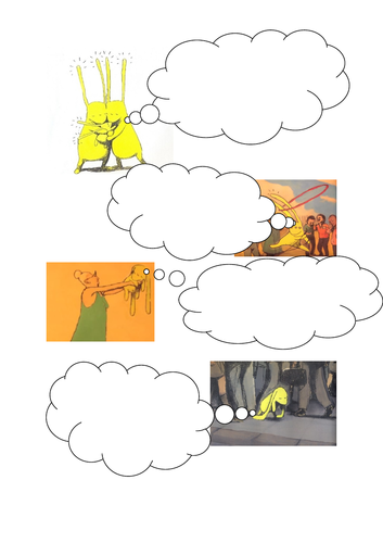 Beegu Thought Bubbles Writing Task KS1 | Teaching Resources