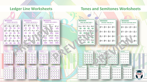 250+ Music Worksheets and Answer sheets - English Terminology ...