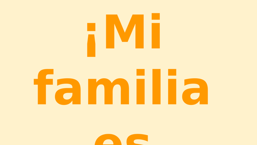 Spanish lesson: Introduce family members / introduce los miembros de la ...