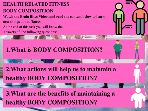 Grade 3 - Health Related Fitness - Body Composition | Teaching Resources