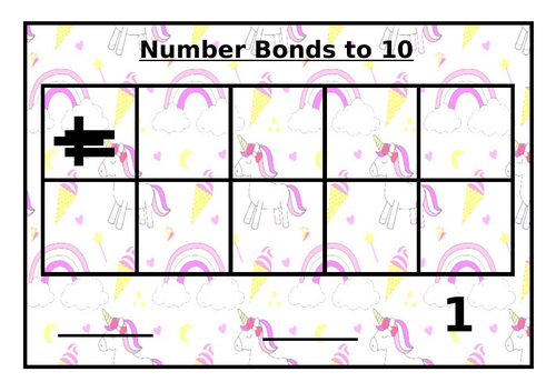 Number bonds to 10 tens frames | Teaching Resources