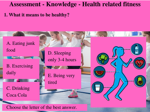 Grade 3 - Summative Assessment - Fitness Test | Teaching Resources