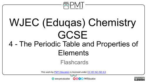 WJEC Eduqas GCSE Chemistry Flashcards | Teaching Resources WJEC Eduqas GCSE Chemistry Flashcards | Teaching Resources