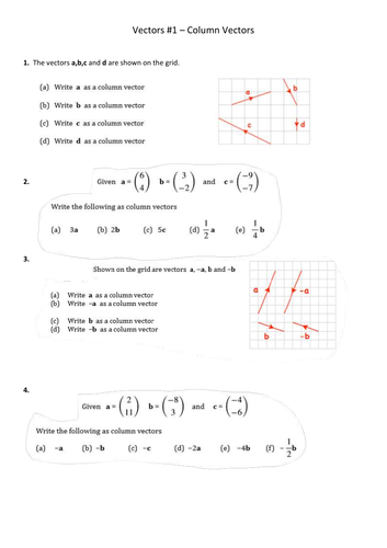 Vectors | Teaching Resources