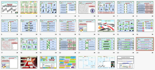 Musical Notation Quiz - UK | Teaching Resources