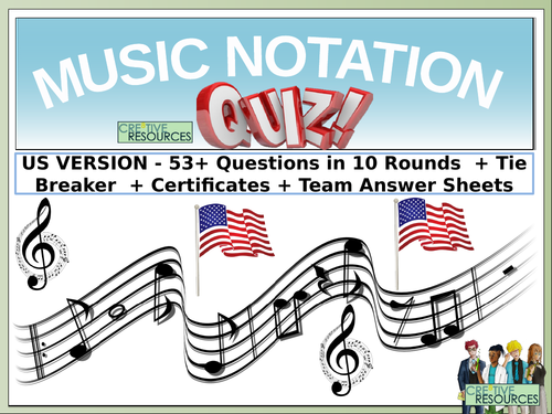 Musical Notation Quiz | Teaching Resources