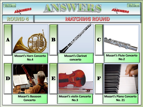 Western Classical Music Quiz | Teaching Resources