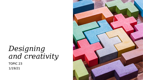Product Design GCSE - 23 Designing and creativity | Teaching Resources