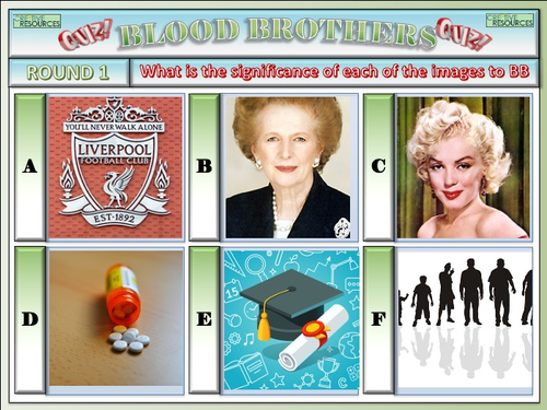 Blood Brothers Quiz | Teaching Resources