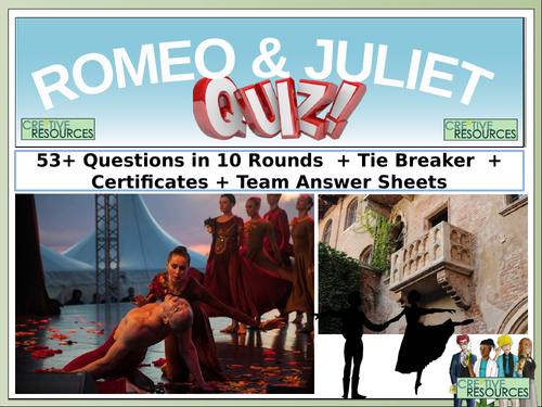 Romeo and Juliet Quiz | Teaching Resources
