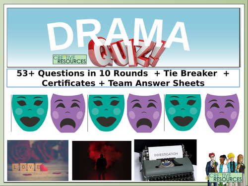 Drama - End of Term Quiz | Teaching Resources