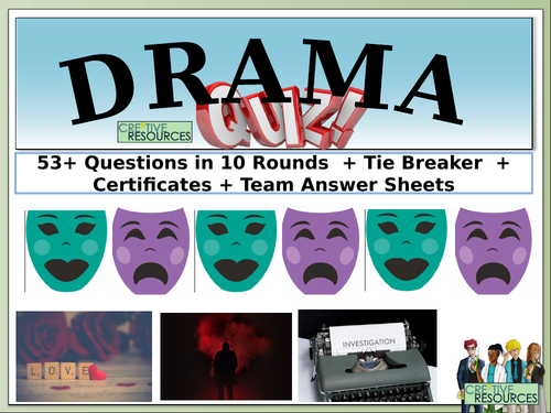 Drama - End of Term Quiz | Teaching Resources