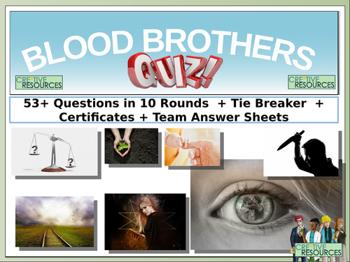 Blood Brothers Quiz | Teaching Resources